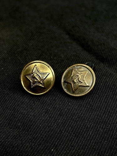 1940's Russian Soviet Army Officer Uniform 13 mm Brass Buttons with Cap ...