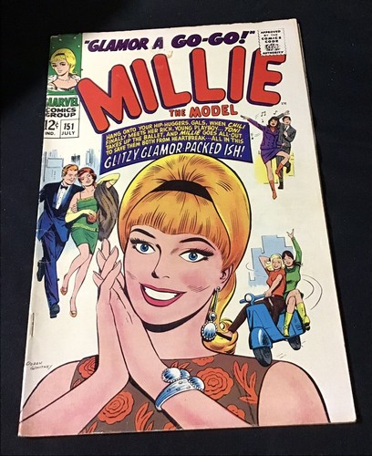 Vintage 1967 Marvel Millie The Model Comic Book Vol. 1 Issue No. 151 | eBay