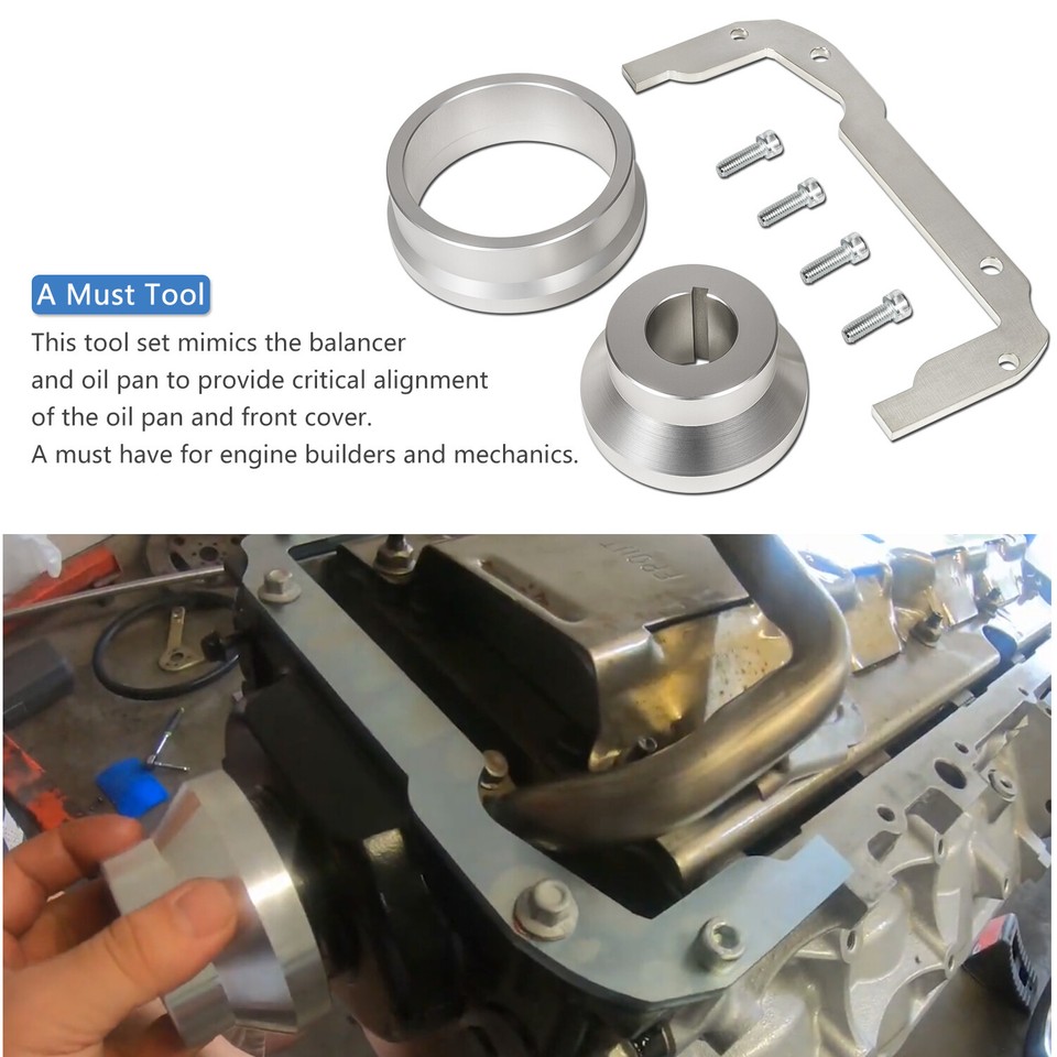 Front and Rear Cover Alignment Tool & Oil Pan Alignment Tool for LS Engines