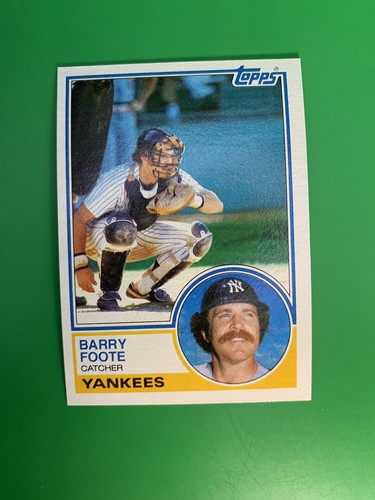 1983 Topps Barry Foote #697 New York Yankees | eBay