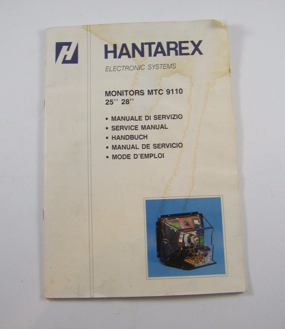 HANTAREX ELECTRONIC SYSTEMS MONITORS, MTC 9110, 25", 28" | eBay