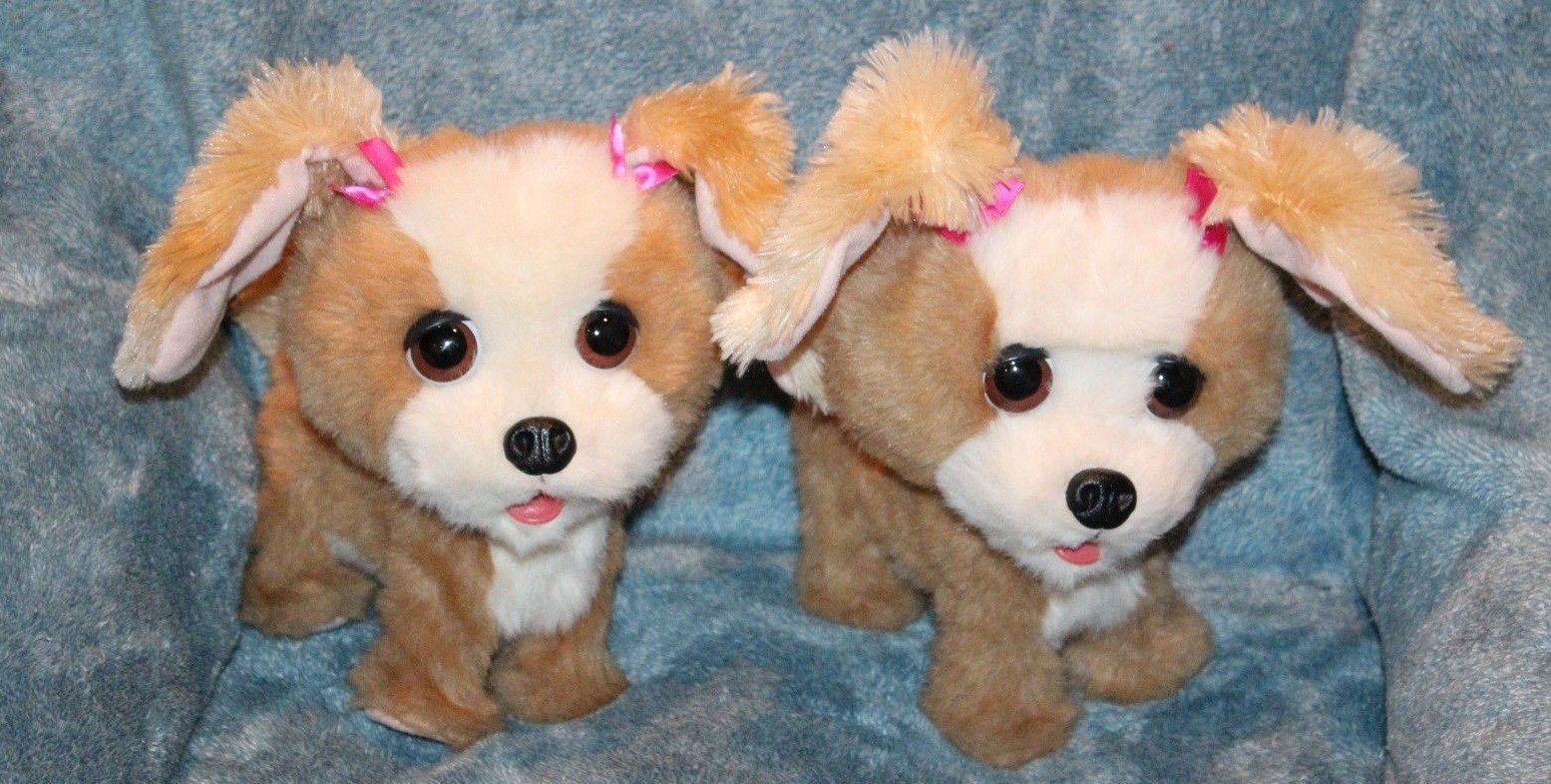 Set of 2 Hasbro FurReal Friends Puppy Dogs 2011 Barks Jumps AO514 | eBay