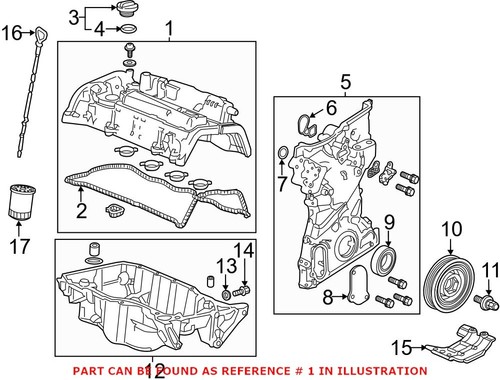 Genuine OEM Engine Valve Cover For Honda Accord CR-V 12310RDFA01 | eBay