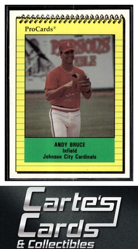 Andy Bruce 1991 ProCards #3981 Johnson City Cardinals | eBay
