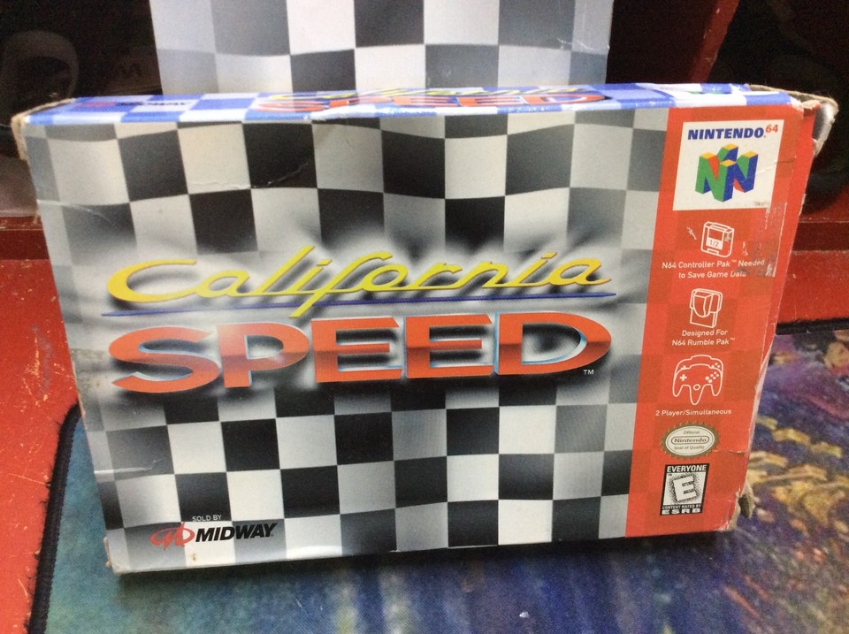 California Speed Nintendo 64 N64 Works Authentic Complete CIB. | eBay