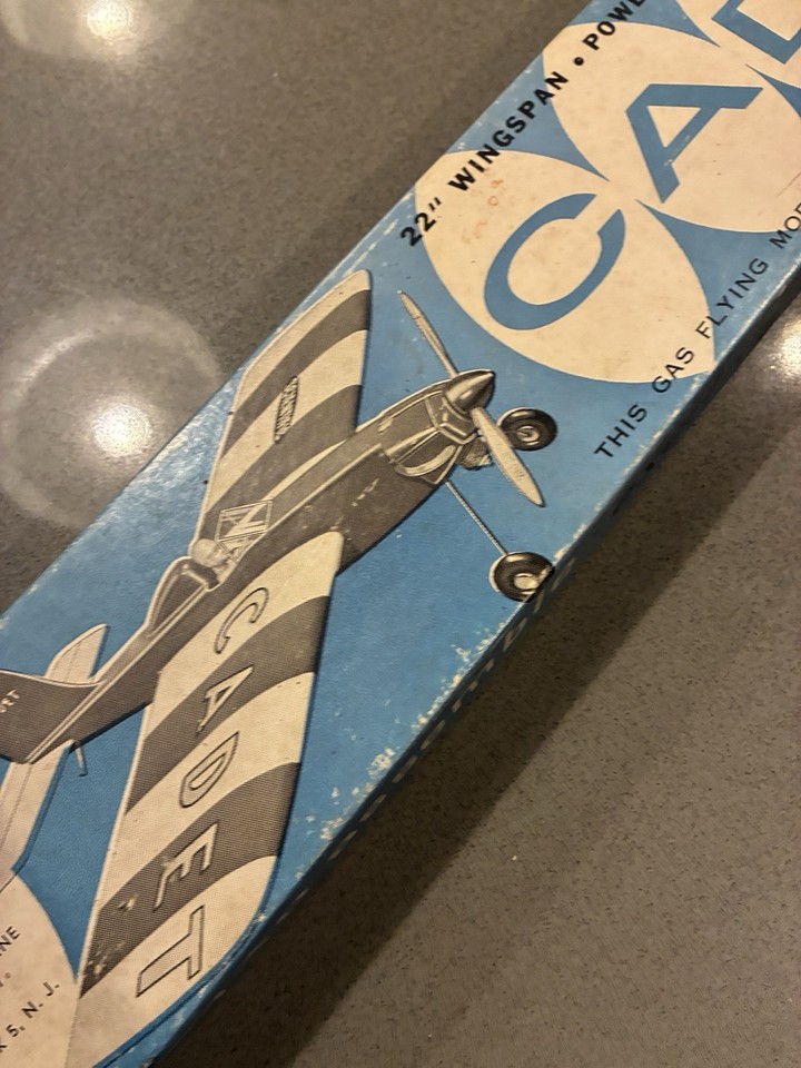 Scientific Cadet .049 Vintage Balsa Control Line Stunt Model airplane ...