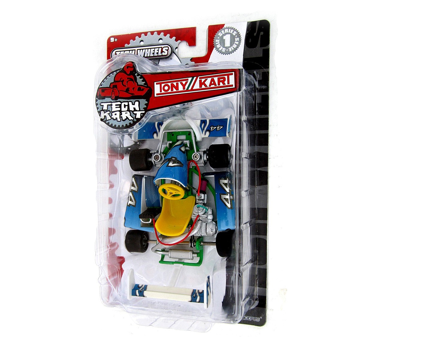 TECH-KART, Tony-Kart 44 blue go-kart X-Concepts, 1:12 scale 6", New ...