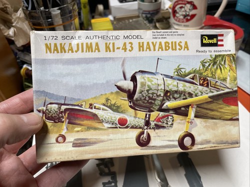 VTG 1965 Revell Japanese WWII Nakajima KI-43 Hayabusa Plastic Model ...