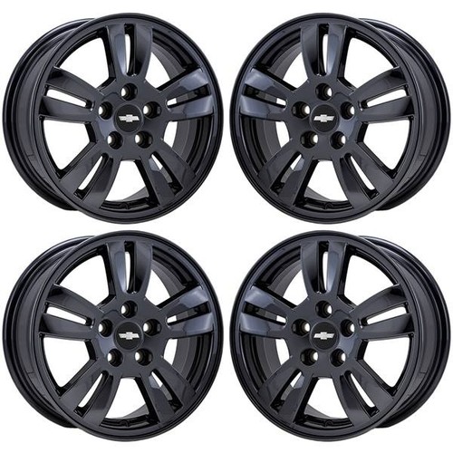 15" CHEVROLET SONIC PVD BLACK CHROME-C WHEELS RIMS FACTORY OEM 5523 ...