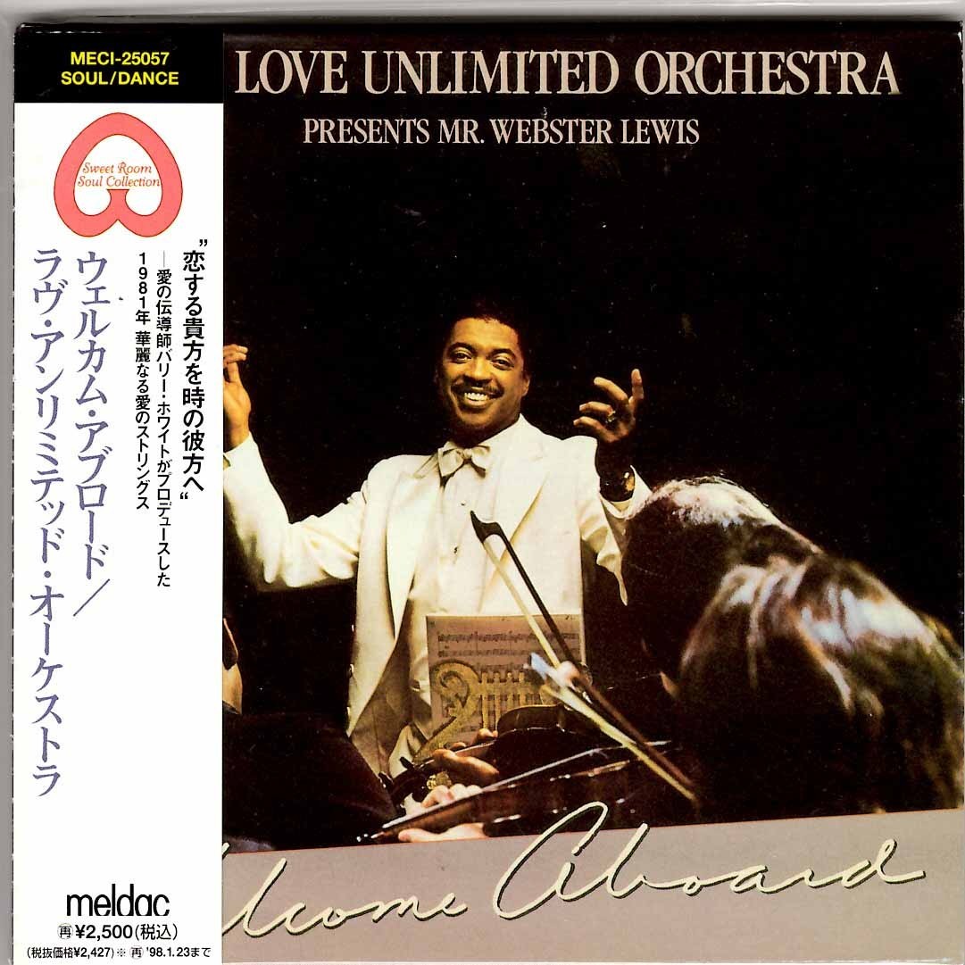 LOVE UNLIMITED ORCHESTRA WELCOME ABOARD JAPAN MINI LP CD OBI WEBSTER ...