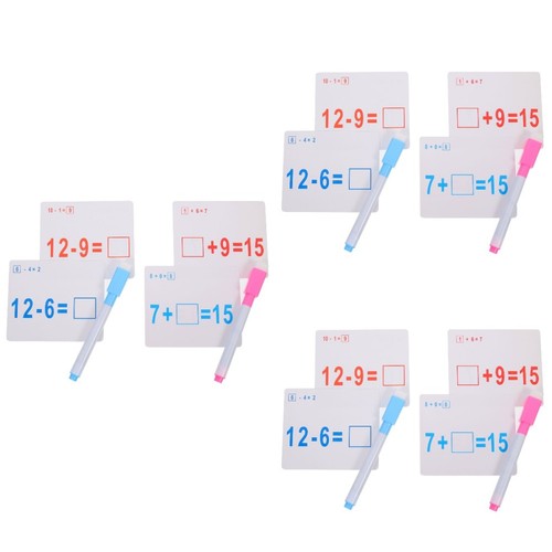 3 Count Learning Arithmetic Cards Math Training Flash Toys Exercise ...