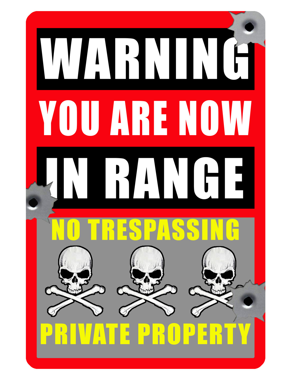 NO TRESPASSING Sign NO SOLICITING NO RUST DURABLE ALUMINUM you are in ...