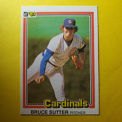 VINTAGE BRUCE SUTTER #560 ST. LOUIS CARDINALS - 1981 DONRUSS MLB ...