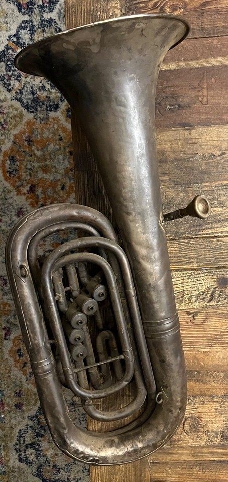 UNTESTED Vintage Double Bell Euphonium King HN White H0271 MISSING ...