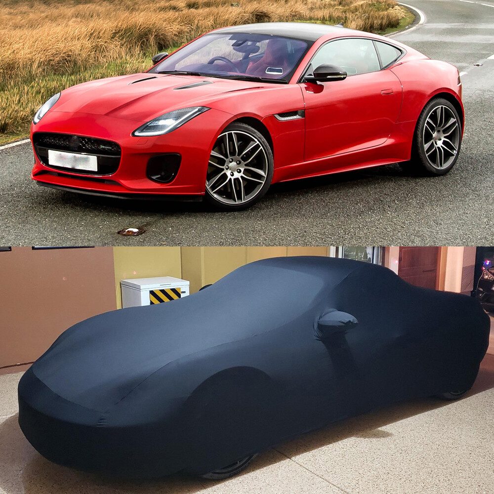 For Jaguar F Type 2014-2023 Car Cover Satin Stretch Scratch Dust Proof ...