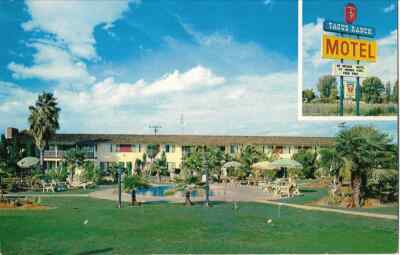 Tulare CA "World Famous" Tagus Ranch Motel" Postcard California | eBay