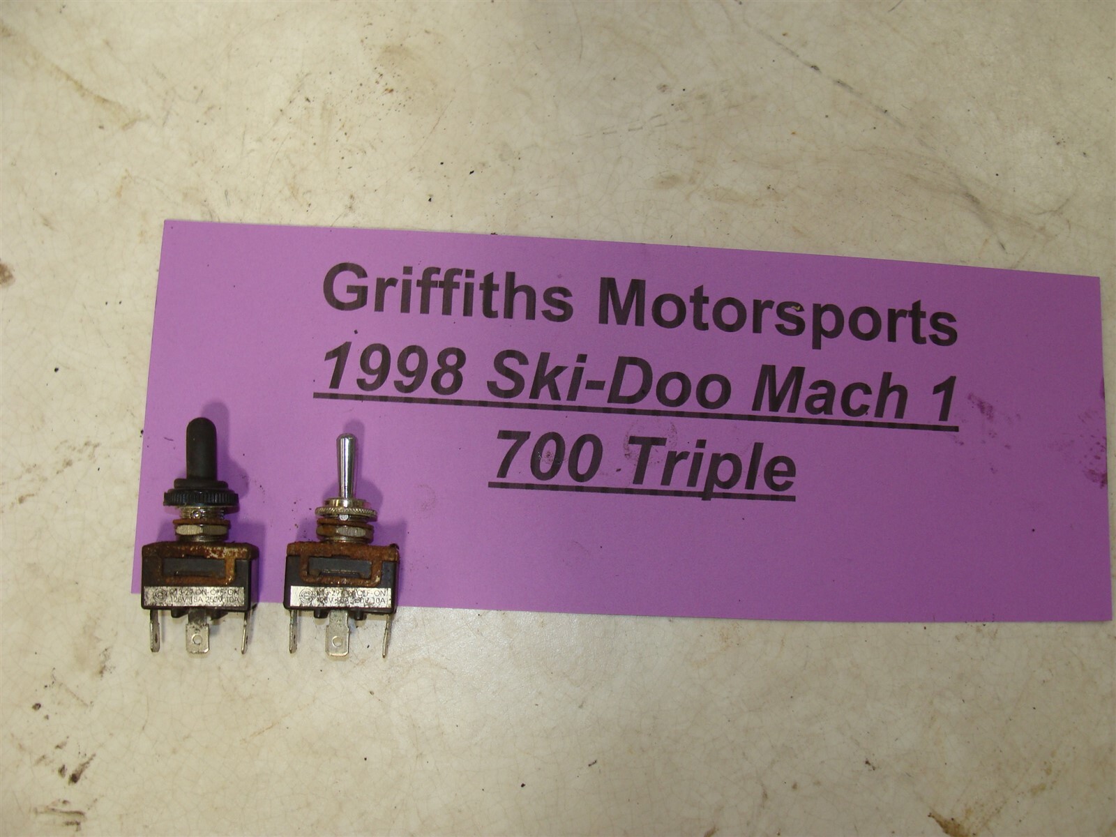 98 SKI-DOO 700 MACH 1 TRIPLE CK3 Z handwarmer grip heater switches 3 ...
