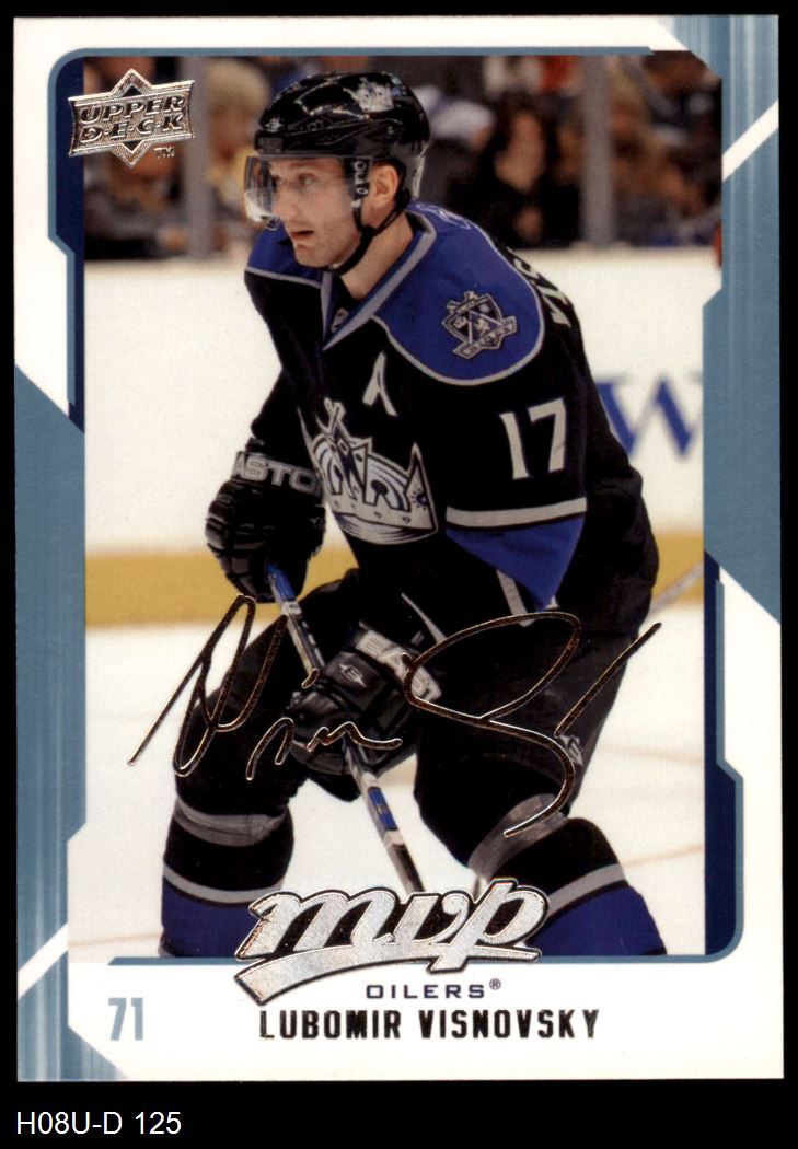 2008 Upper Deck MVP #125 Lubomir Visnovsky 8 - NM/MT | eBay