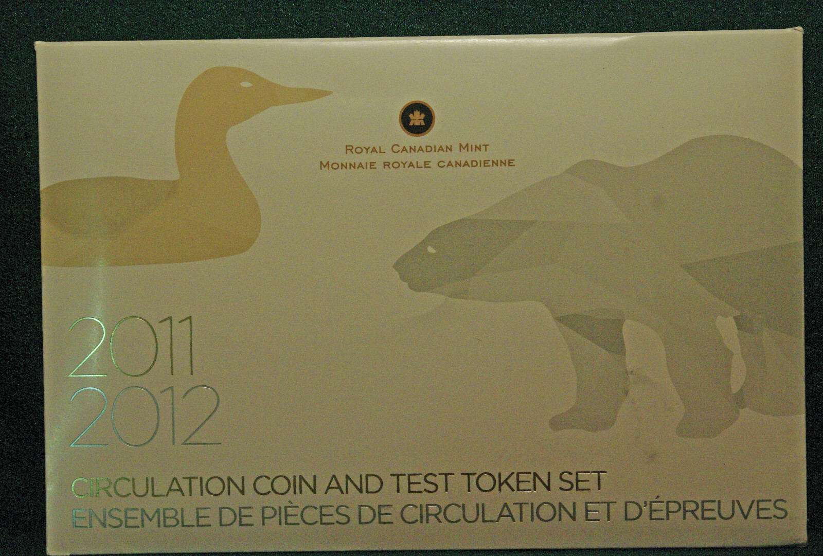 2011 - 2012 Canada Circulation coin & test token set - 3 loonies & 3 ...