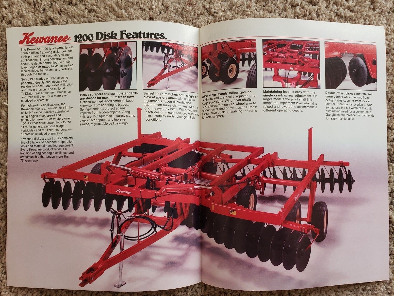 Kewanee 1200 Disk Sales Brochure H | eBay