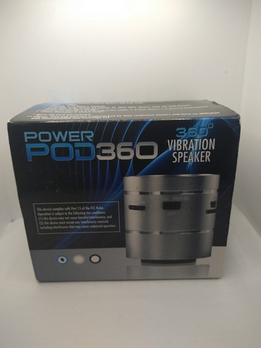 Power pod 360 Vibration Speaker New In a Box | eBay