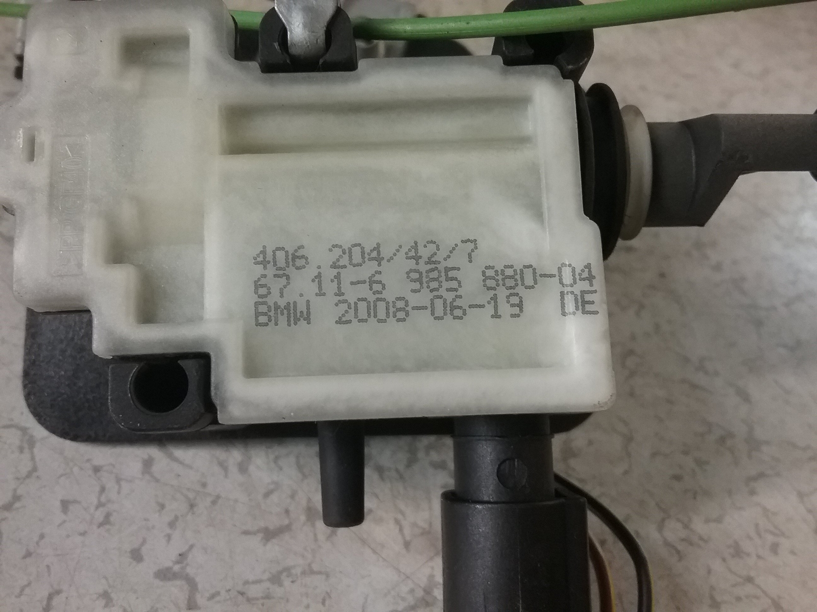 MINI COOPER R56 6711698588004 Fuel tank cap lock motor 1.60 Petrol ...