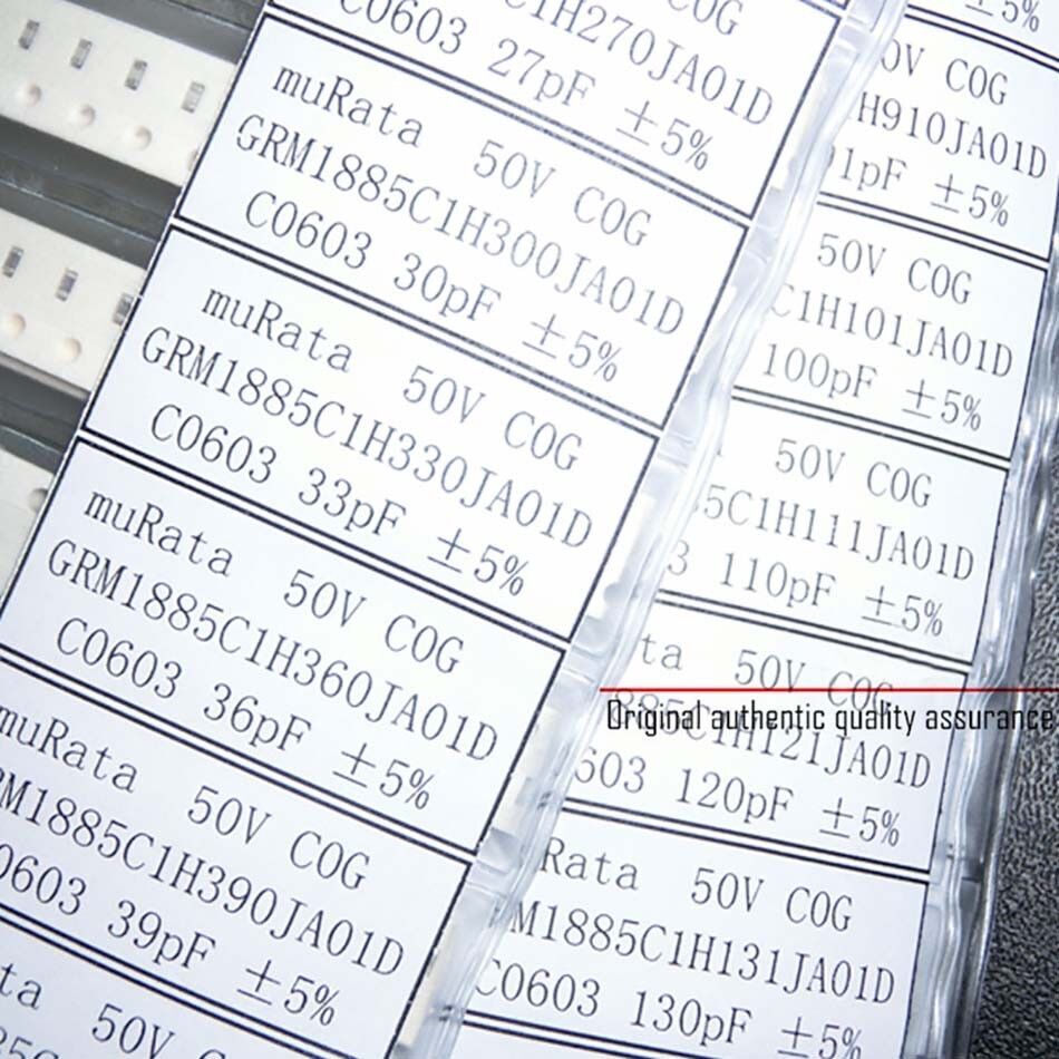 Book Capacitor Assorted 90 Values0603 SMD Capacitors Kit Components ...