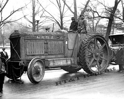 Photograph of a Lanz Tractor on the Street Year 1918 8x10 | eBay