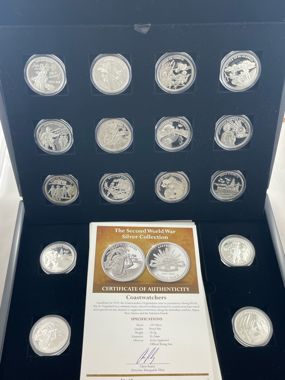 1939-1945 The Second World War Silver Collection - Macquarie Mint ...