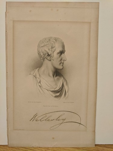 1837 Portrait of Richard Wellesley, Marquess Wellesley, K.G. - original ...