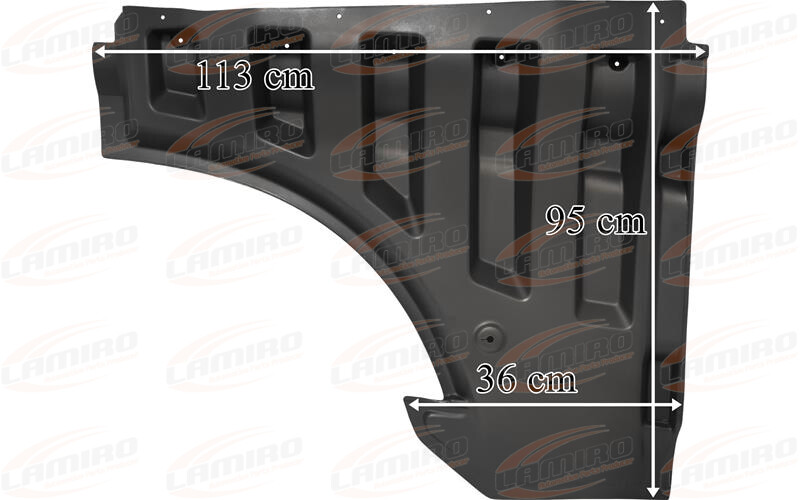 MERCEDES ACTROS MP4 MP5 Türverlängerung Tür LINKS GRAU 9607200901 ...