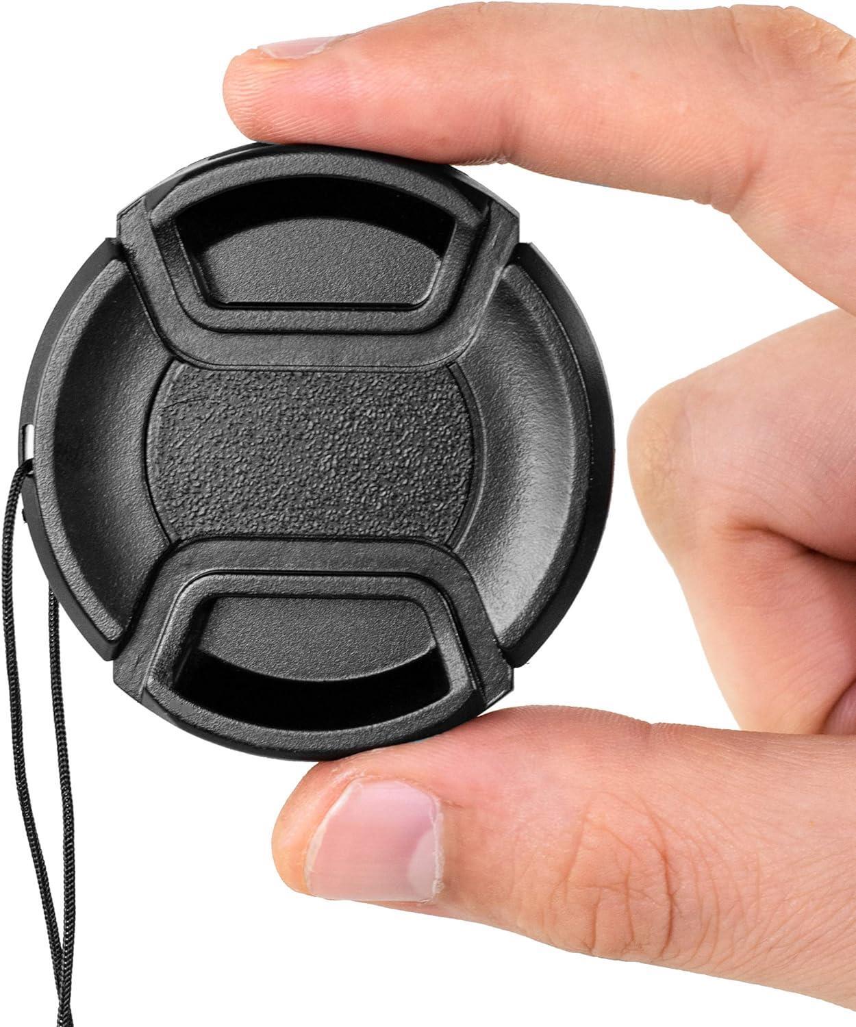 Dot.Foto 43mm Centre Pinch Lens Cap with Safety Cord | eBay