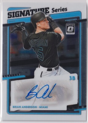 Brain Anderson 2020 Panini Donruss Optic Signature Series Auto SS-BA | eBay