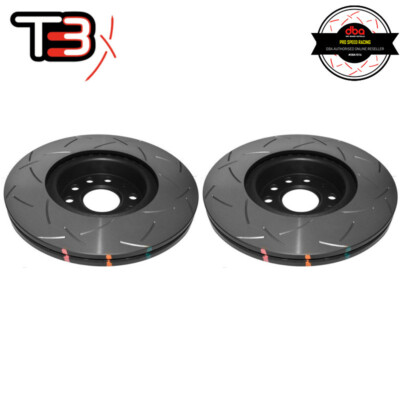 DBA T4 4000 SLOTTED ROTORS PAIR SUIT Audi S1 8X (With 312mm Front Disc ...