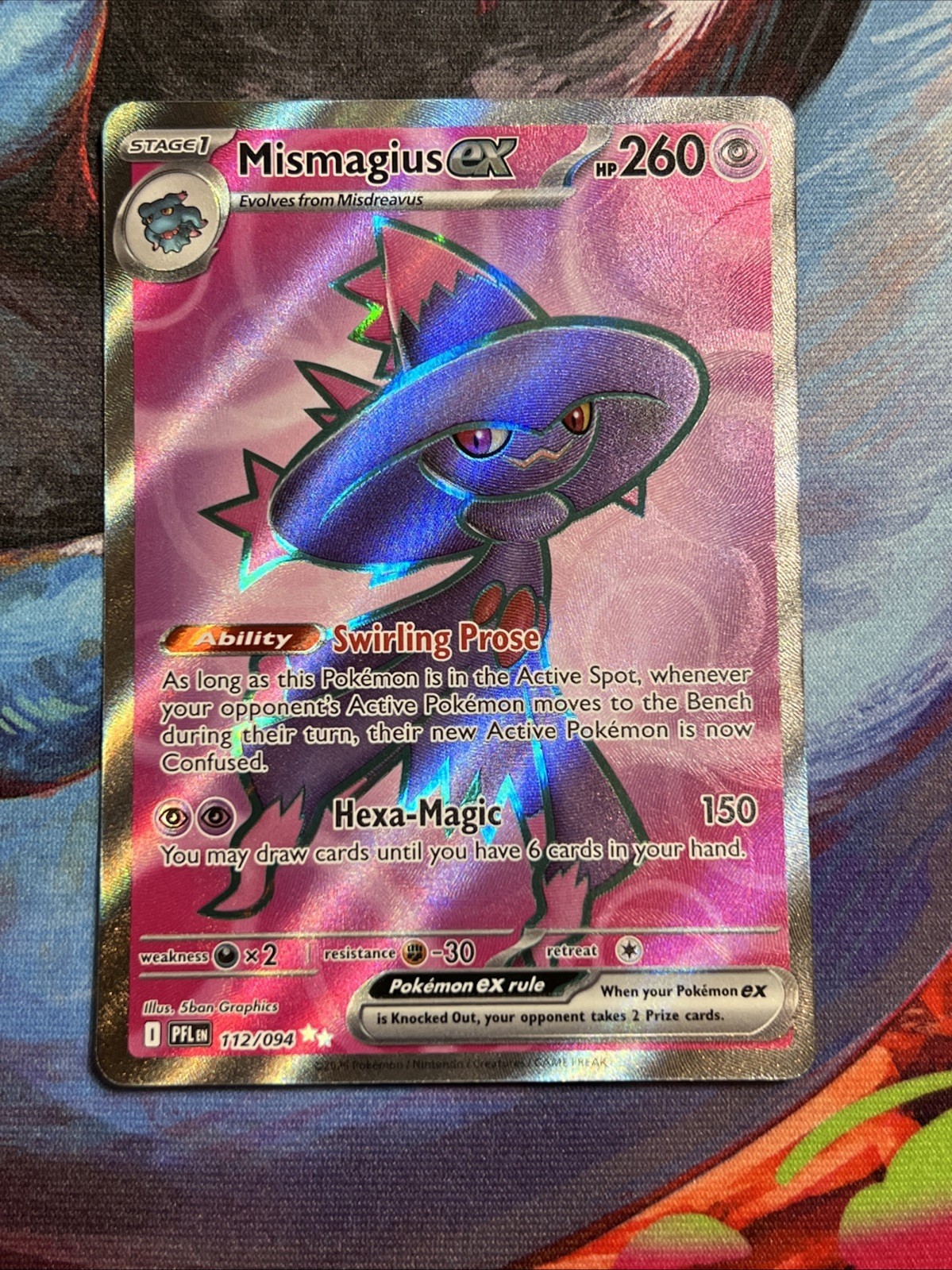 Mismagius ex 112/94 | Ultra Rare Card | Phantasmal Flames
