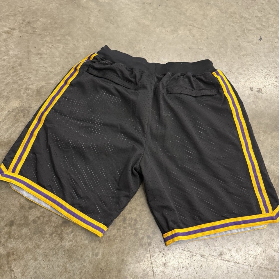 Black Mamba Mesh Basketball Shorts Lakers Kobe Bryant 8” Inseam Size M ...