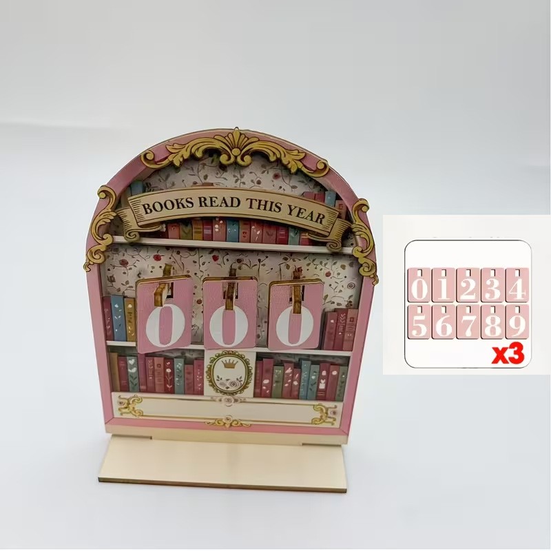 Books Read This Year Counting Ornaments Book Read Tracker Small Book ...
