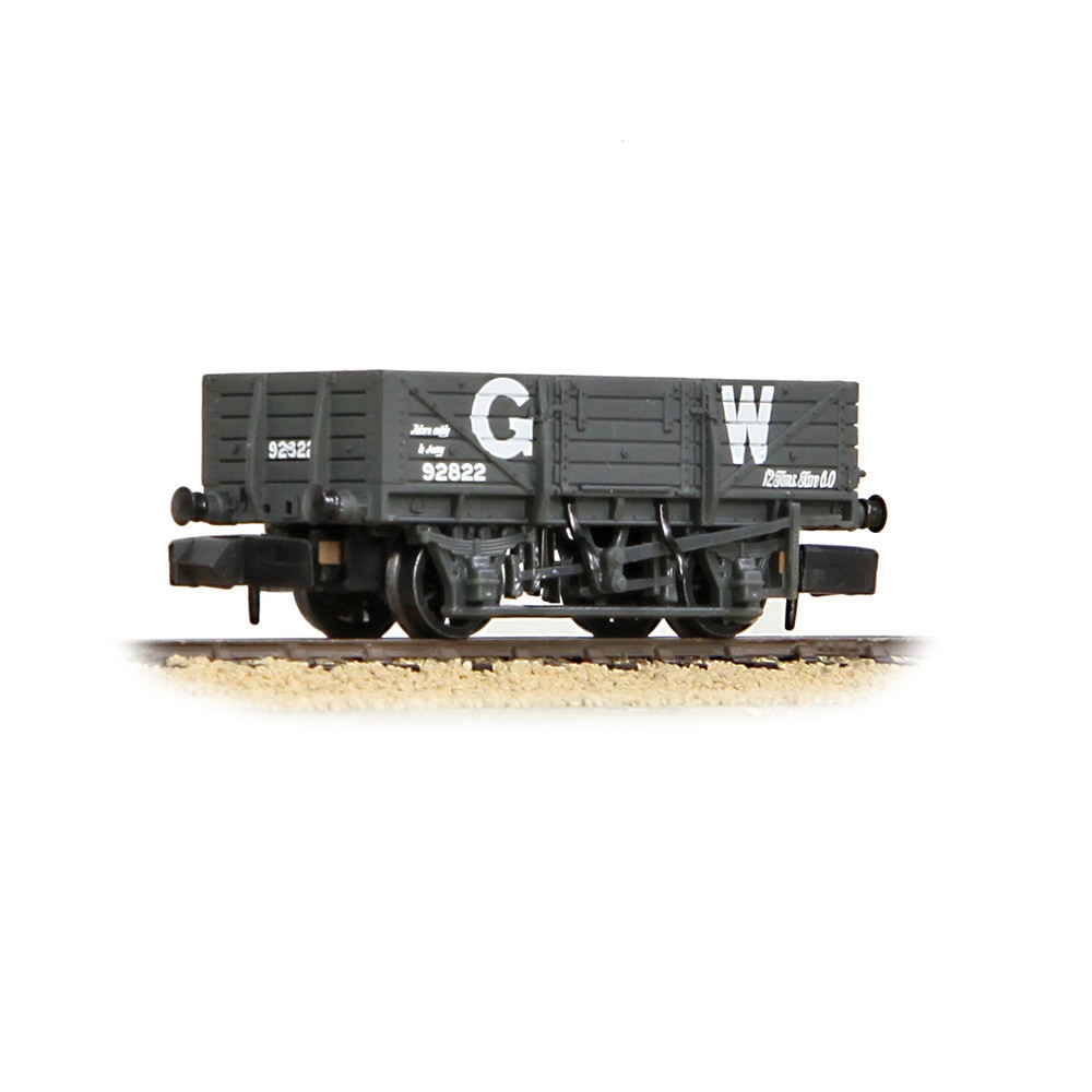 Graham Farish 377-475B N Gauge 5 Plank China Clay Wagon GWR Grey 92822 ...