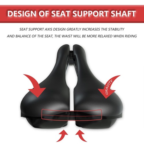 Width Adjustable Bike Seat - Comfortable Prostate Friendly Bicycle ...
