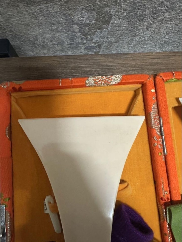 Shamisen Bachi x 3pcs Set Pick Traditional Instrument Tool with Case ...