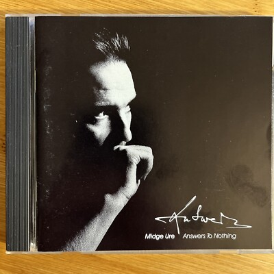Midge Ure - Answers To Nothing (1988) CD - James Ure - Ultravox ...