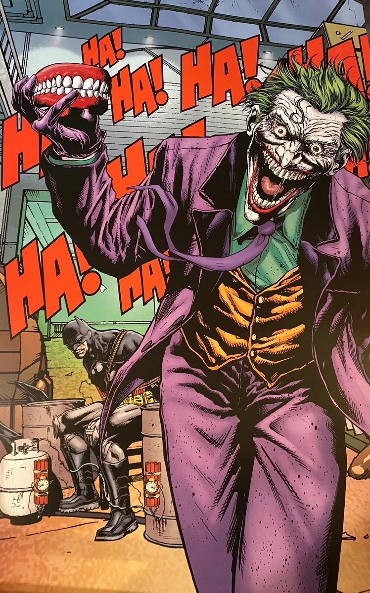 Batman And Joker Comic Art
