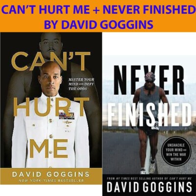 Can't Hurt Me + Never Finished By David Goggins (Paperback UK IMPORT ...