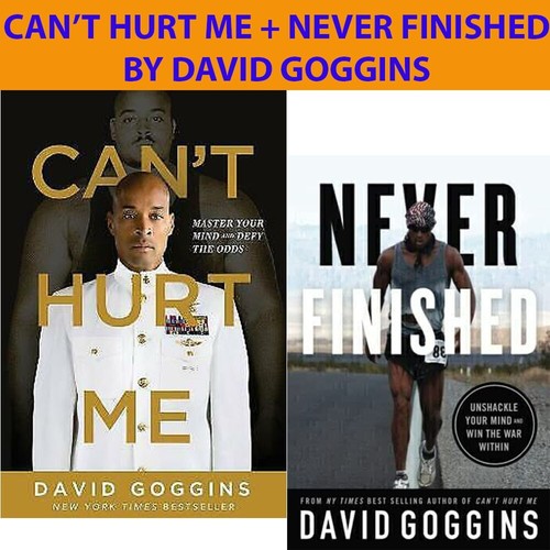 Can't Hurt Me + Never Finished By David Goggins (Paperback UK IMPORT ...