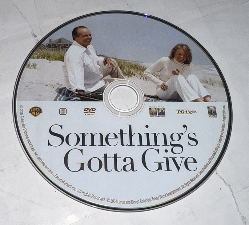 Something's Gotta Give (DVD, 2003) Jack Nicholson Keanu Reeves ...