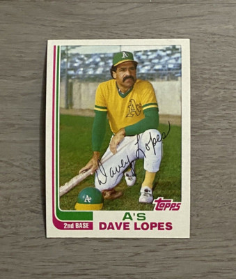 1982 MLB Topps Traded Baseball | Dave Lopes | #64T | Oakland Athletics ...