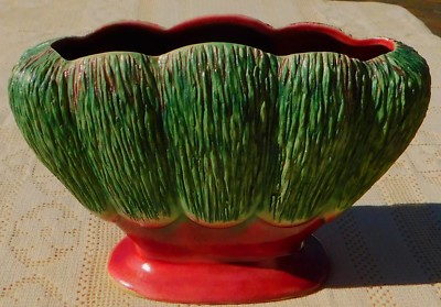 VINTAGE 1950'S ABORN CALIFORNIA POTTERY PLANTER - MODEL H-6 - 8" WIDE 5 ...