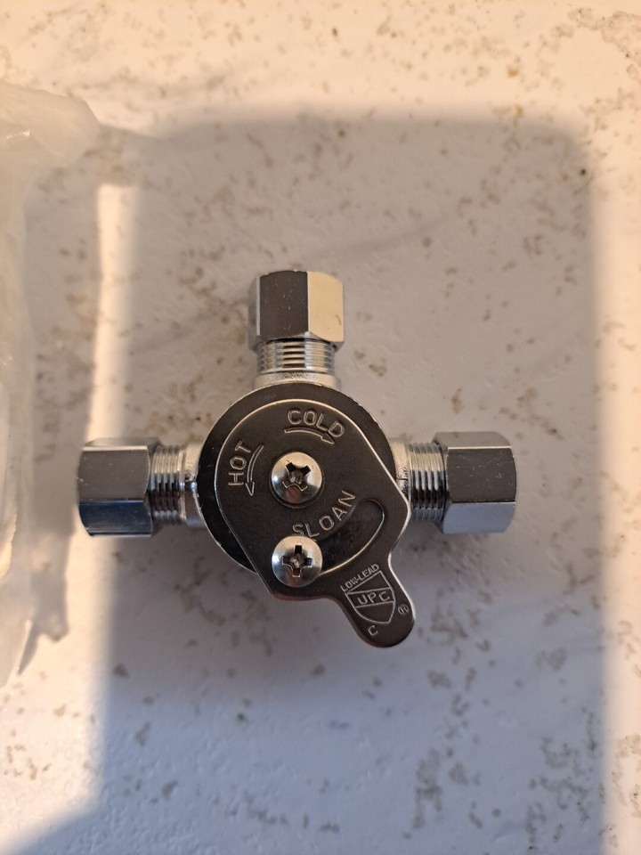 Sloan Valve Water Mechanical Mixing MIX-60-A Faucet Volume Control ...