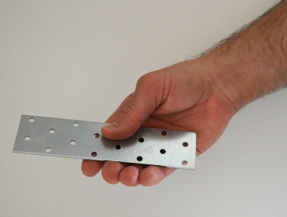 Flat Connecting Joining Plate Galvanised Heavy Duty Metal Steel Sheet ...