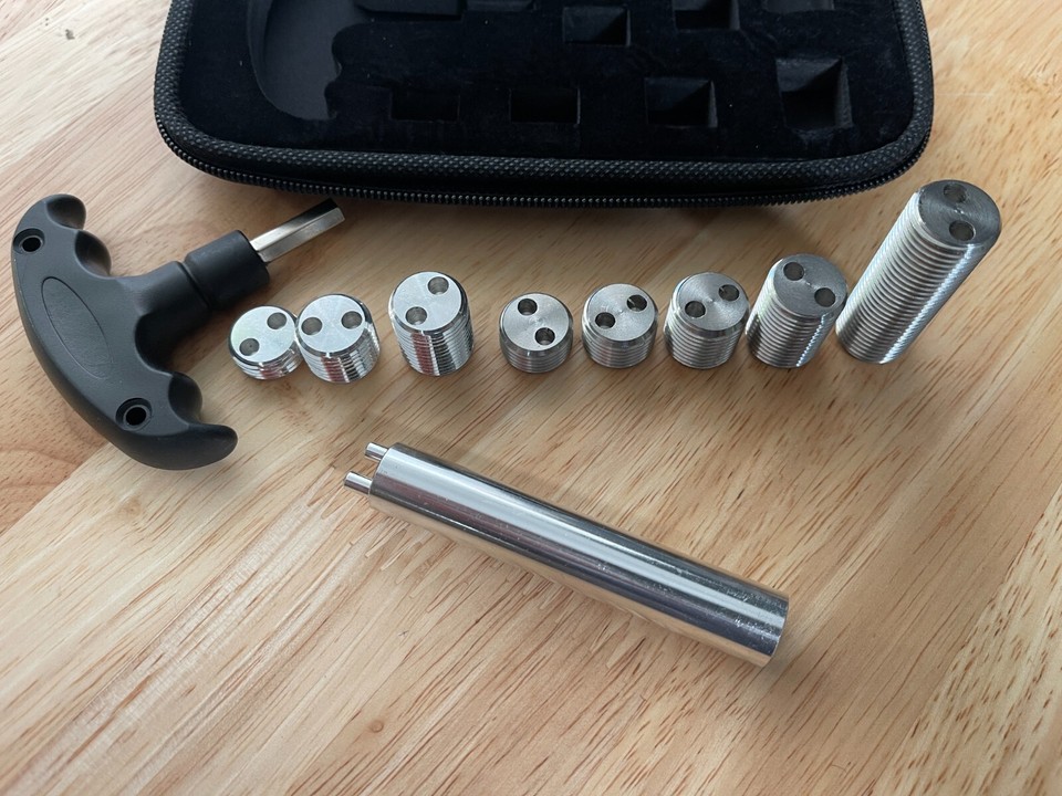 Weight Cartridge Bolt Kit for Predator Cues - 8 weight pieces - Free ...